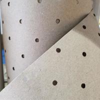 China Rectangle Perforated Kraft Paper Customized Printing for sale