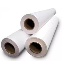 China 60gsm Dye Sublimation Heat Transfer Paper Roll For Sportswear Printing for sale