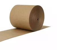 China Reinforced Natural Kraft Wrapping Paper Roll Protective 80cm Moisture Proof for sale