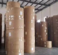 China Recyclable Natural Kraft Wrapping Paper Roll Protective 80cm Brown Packing for sale
