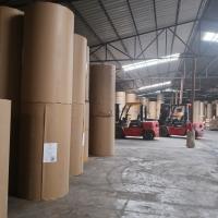 China Thick Brown Karft Wrapping Paper Uncoated Environmental Friendly for sale