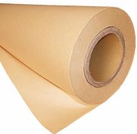 China Greaseproof Kraft Wrapping Paper Roll Protective 80gsm Brown Packing Paper for sale