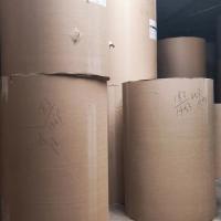 China Yellow Uncoated Kraft Wrapping Paper Card 120gsm 72 Inches for sale