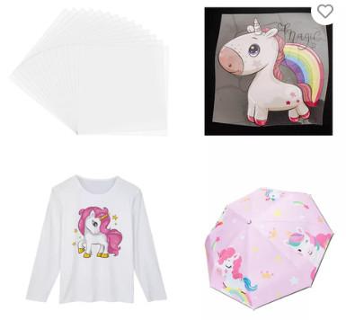 China A3 A4 DTF PET 30cm 60cm Heat Transfer Printing Film Rolls for umbrella for sale