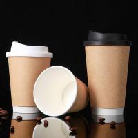 China ISO Disposable Coffee Paper Cup Gloss Or Matte Customized Logo for sale