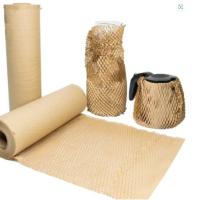 China Eco-Friendly Brown Honeycomb Wrap Paper Packaging Bag Wrap Paper for sale