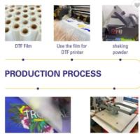 China White Ink Printable T Shirt Heat Transfer Film Non Slip PET  For DTF Digital Inkjet Printer for sale