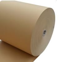 China 500gsm Kraft Wrapping Paper Solid Design Brown Yellow White Blue Smooth Surface for sale