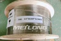 China SGS BV Seamless Hydraulic Control Line Tubing Capillary Tubing Metal Coil for sale