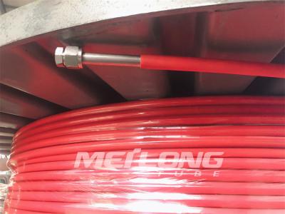 China 1/8'' To 1'' Encapsulated Control Line High Pressure Capillary Tubing For Hydraulic Control for sale