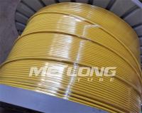 China PVDF 12000M Encapsulated Control Line Round Rectangular Capillary Coiled Tubing for sale
