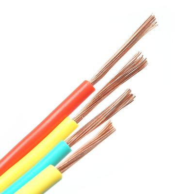 China PVC Insulated Copper Single Core BV/BVR Electrical Cable 1.5mm 2.5mm for House Wiring for sale