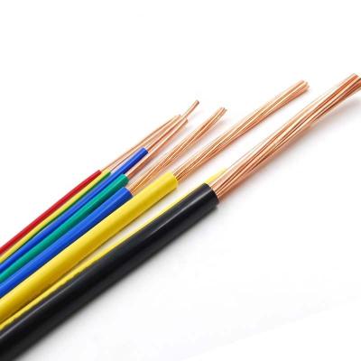 China ZR-RV/BVR/BV/RV/BVV/RVV Electric Power Cable Flexible Building 1.5mm Electrical Wire for sale