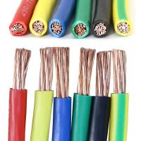 China PVC Copper H07V-R/B07V-U/BV/BVR Flat Wire Cable for Single Core Stranded Industrial for sale