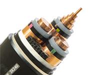 China Black 110kV XLPE High Voltage Underground Cable 50mm For Construction for sale