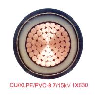 China Black 110kV XLPE High Voltage Underground Cable 50mm For Construction for sale