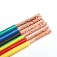 China 2.5mm PVC Insulated Shielded Cable Stranded Copper Wire Bare Type For Home for sale