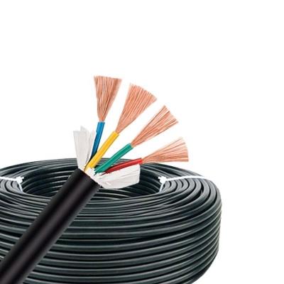 China 3 Core Multi Cord 0.75mm 1.5mm 2.5mm 4mm Rvv Cable Electric Wires Flexible Copper Cable for sale