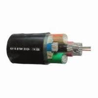 China 35mm Aluminum/Copper Core Steel Wire PVC/XLPE Underground Armoured Power Cable Black 95mm for sale