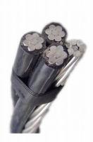 China Customizable 4x16 mm2 Pre-assembled Aluminum Cable for Overhead Power Transmission for sale