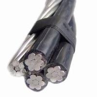 China Aerial Bundled XLPE Insulated Aluminum Cable 4 Core 16mm 35mm 95mm for Low Voltage for sale