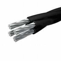 China 0.6/1 KV Aluminum Conductor Aerial Bundle Cable With XLPE Insulation 10mm 16mm 25mm for sale
