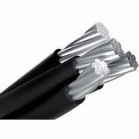 China 0.6/1 KV Aluminum Conductor Aerial Bundle Cable With XLPE Insulation 10mm 16mm 25mm for sale
