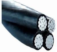 China 0.6/1 KV Aluminum Conductor Aerial Bundle Cable With XLPE Insulation 10mm 16mm 25mm for sale