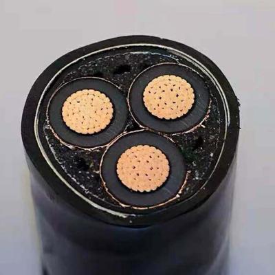 China 16/25/35/50/70/95/120/150/185 Custom Size 3-Core XLPE PVC Insulated Power Cable for Construction for sale