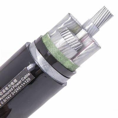 China IEC 60227 Standard XLPE Power Cable 4*240mm2 1kv Aluminum Conductor for sale
