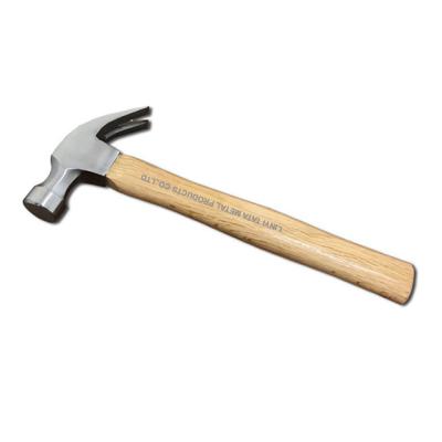 China American type claw hammer with wooden handle for sale