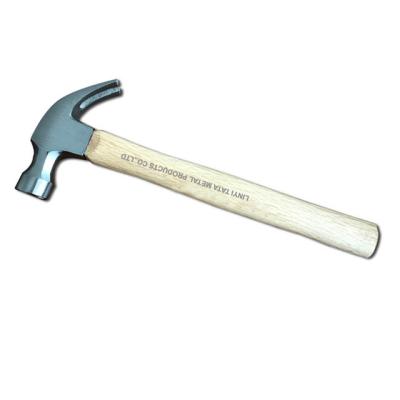China American type claw hammer with wooden handle for sale