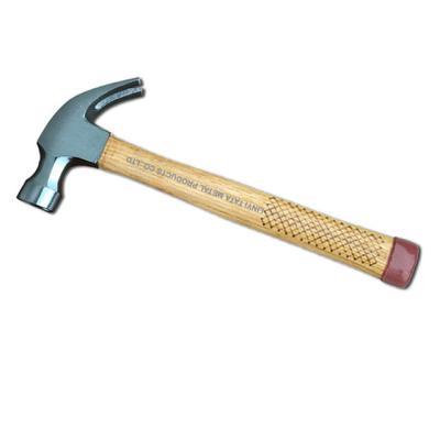 China American type claw hammer with wooden handle for sale