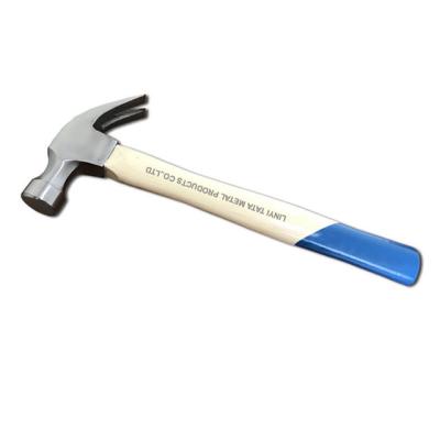 China American type claw hammer with wooden handle for sale