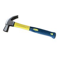 China British type claw hammer with fiberglass handle for sale