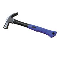 China British type claw hammer with fiberglass handle for sale
