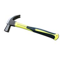 China British type claw hammer with fiberglass handle for sale