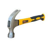 China Claw hammer with fiberglass handle for sale