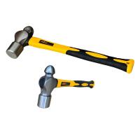 China Ball pein hammer with fiberglass handle for sale