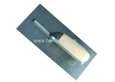 China Carbon steel Plastering trowel with wooden handle HW02104 for sale