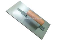 China Rivet type Plastering trowel with wooden handle HW02107 for sale
