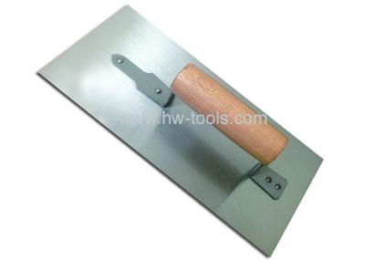 China Rivet type Plastering trowel with wooden handle HW02107 for sale