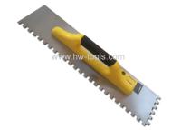 China Plastering trowel with plastic handle HW02124 for sale