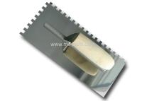 China Stainless steel Plastering trowel with teeth HW02202 for sale