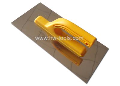 China Stainless steel Plastering trowel with plastic handle HW02213 for sale