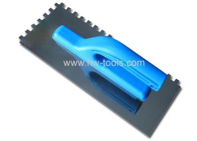 China Stainless steel Plaster trowel with teeth HW02215 for sale