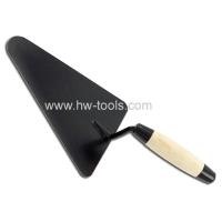 China Bricklaying trowel with black color blade HW01125 for sale