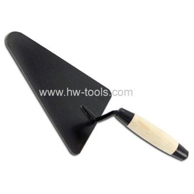 China Bricklaying trowel with black color blade HW01125 for sale