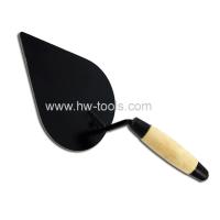 China Bricklaying trowel with black color blade HW01126 for sale