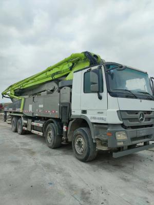 China Used Zoomlion 56m Concrete Pump Truck on Mercedes Benz Actros 4141 Chassis 180m³/H Capacity for sale